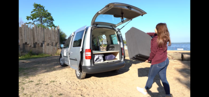 VW Caddy Camping-BOX – HolzBursche.de